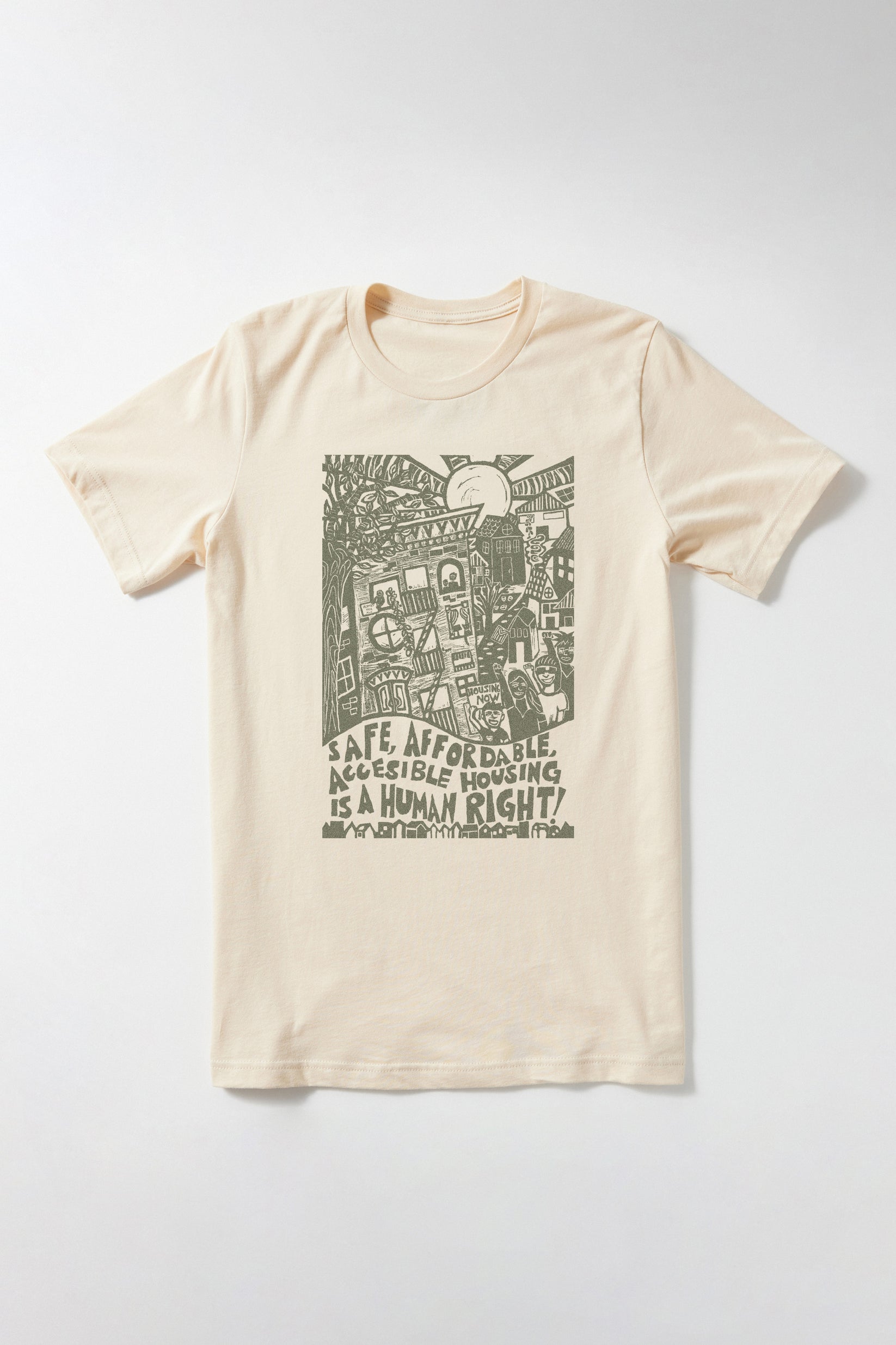 Housing is a Human Right T-Shirt - Philadelphia Printworks